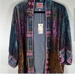 Johnny Was | Jackets & Coats | Johnny Was Embroidered Ombr Cheetah ...